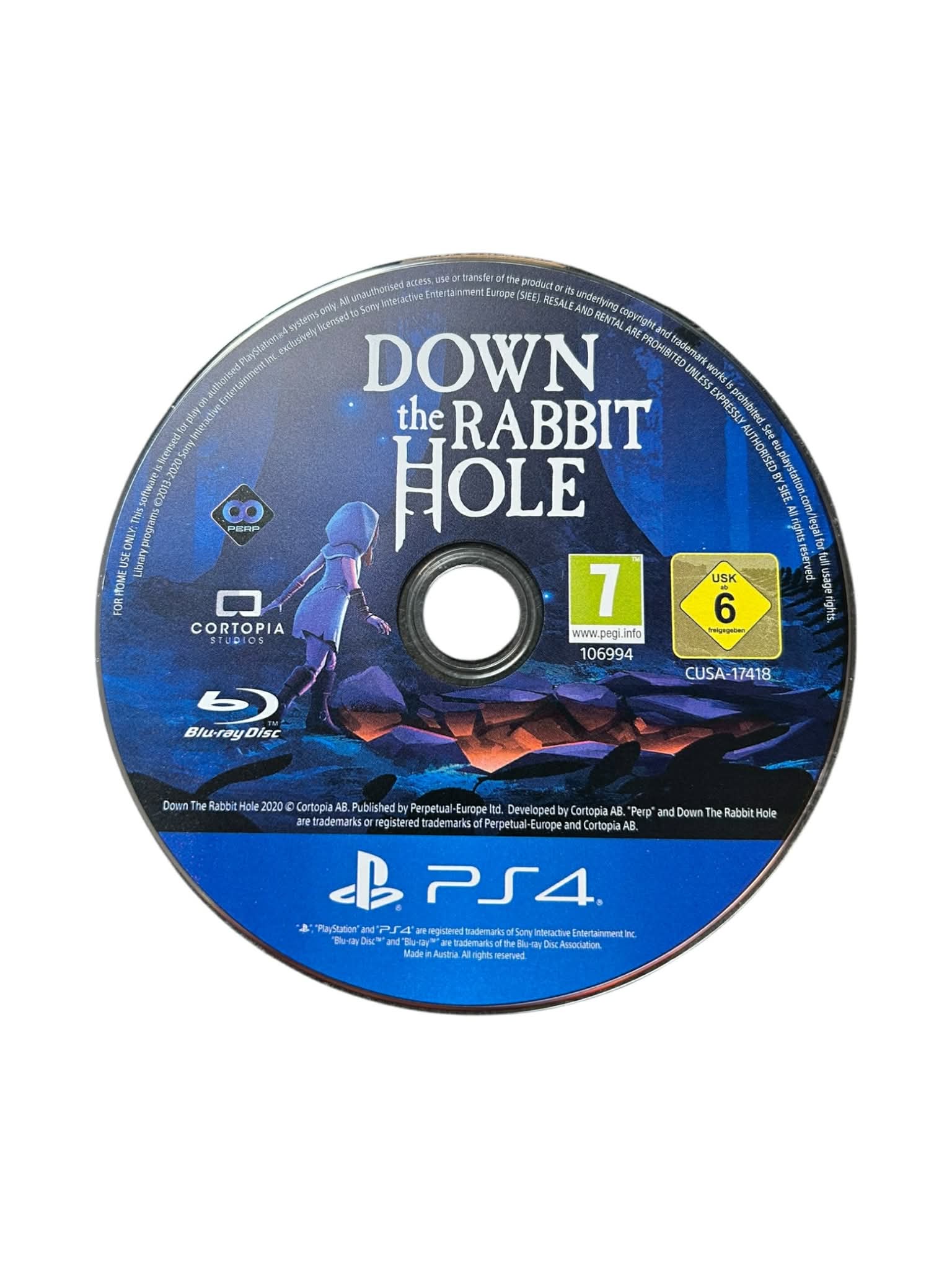 Pre-owned (PSVR) Down The Rabbit Hole (7) - PlayStation 4 Game - Own4Less